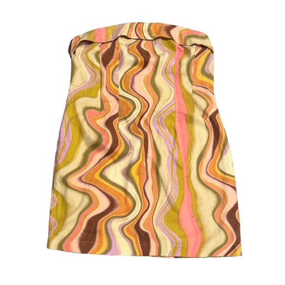 wild fable | Dresses | Wild Fable Twill Tube Pastel Multicolor Bodycon ...